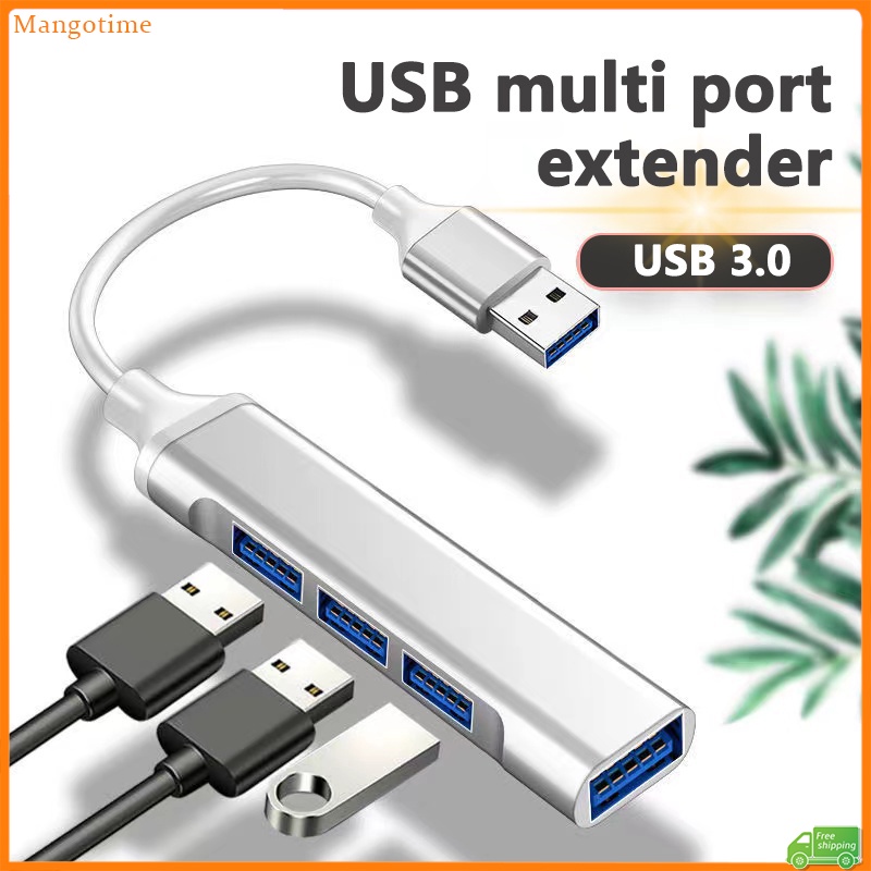 【Fast Ship】Multiple USB HUB Converter 4 in 1 USB Splitter 4 Ports ...