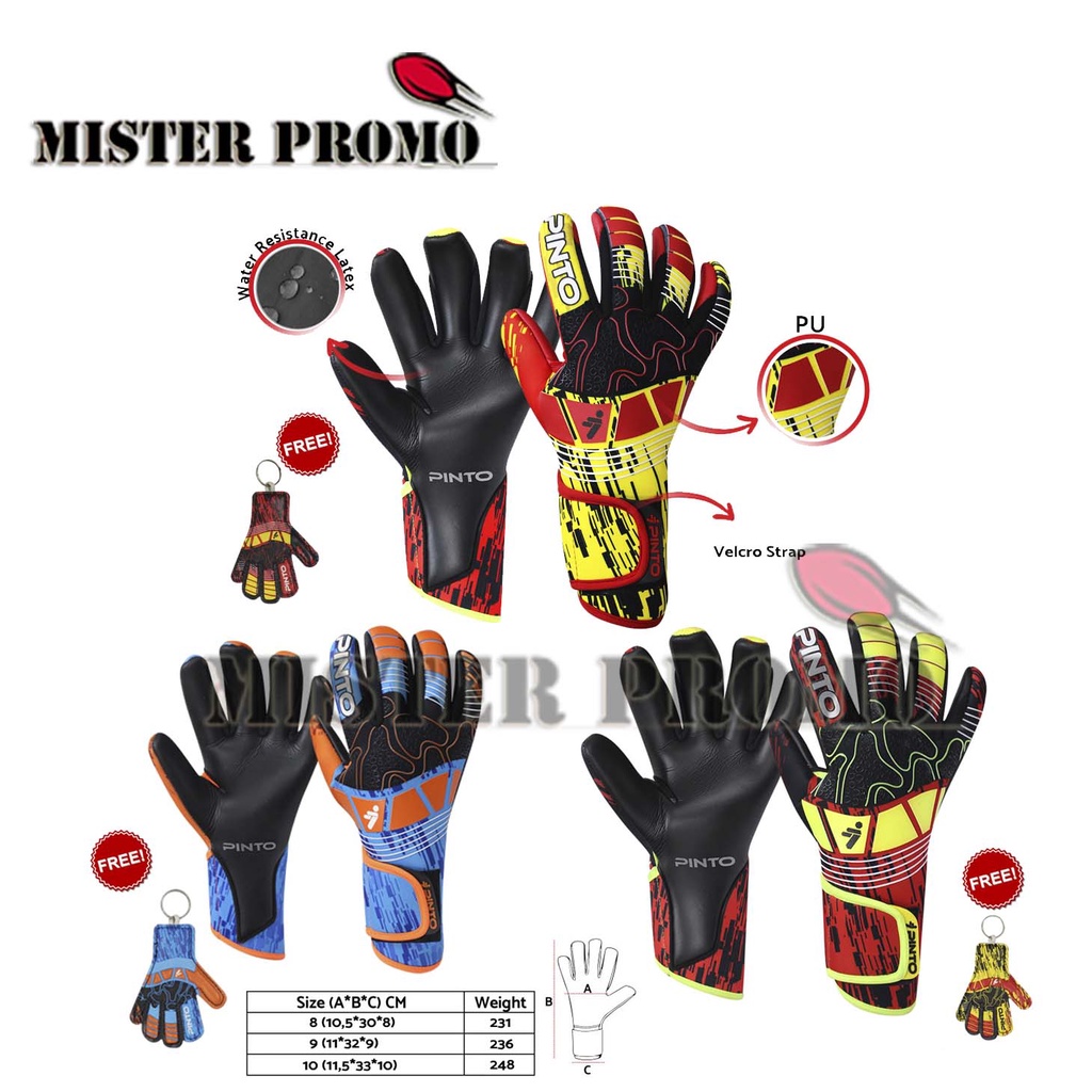 Pinto DUMNARUMMA GoalKeeper GK Glove Senior Adult GoalKeeper Gloves ...