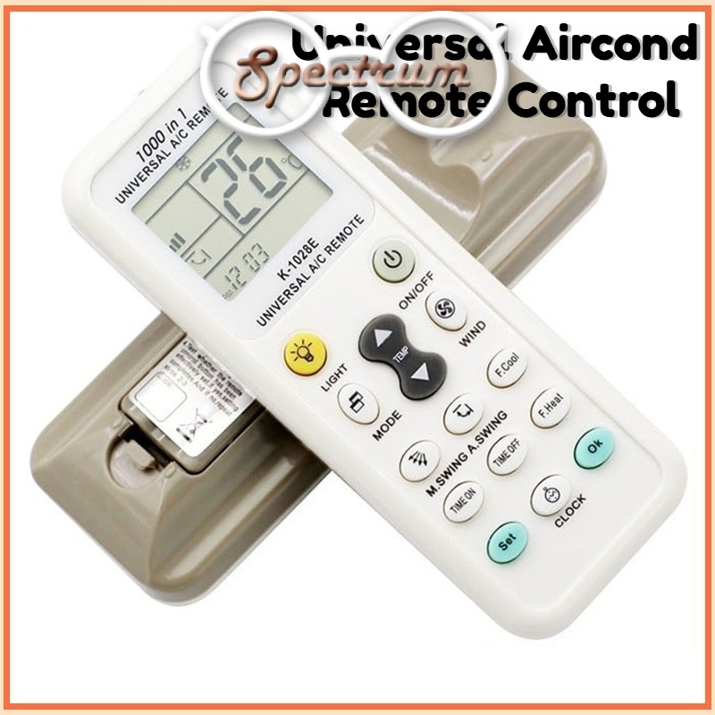 Universal Aircond Remote Control 1000 In 1 All Brand Model Supported AC ...