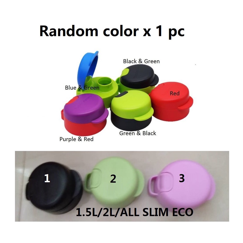 *Random Color* Tupperware SparePart/ Eco Bottle Cap Giant Bottle 2L/ 1 ...