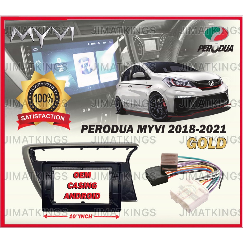 Android Player Casing 10" Perodua Myvi 2018-2021 (with Socket) | Shopee ...