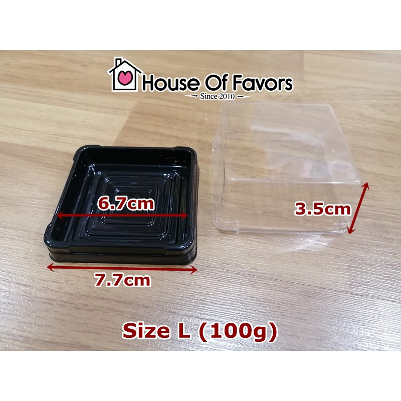 50pcs Dessert Mooncake Packaging Box 50g 80g 100g Moon Cake Plastic ...