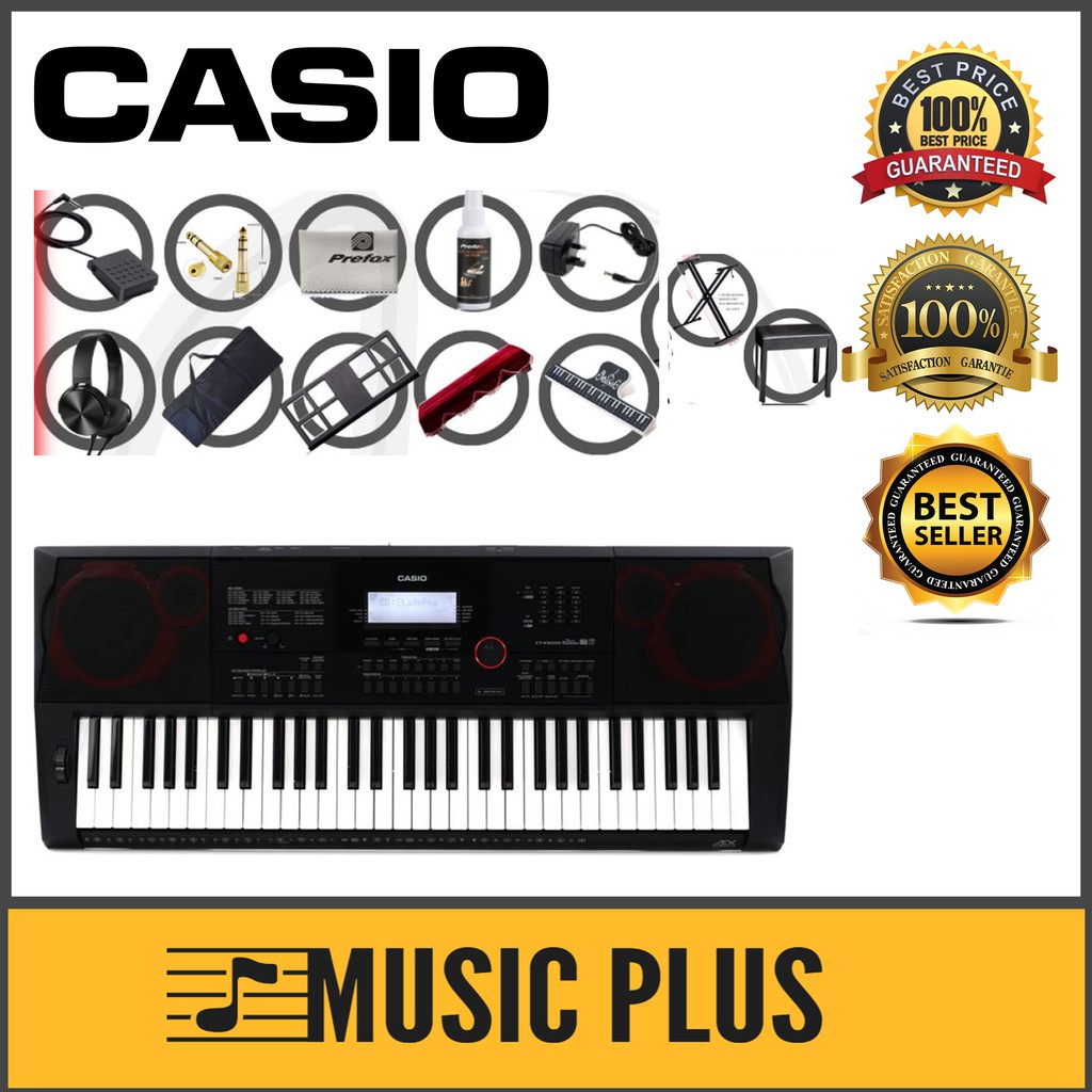 Casio CT-X3000 61-Keys Portable Keyboard *Big Sale* with Keyboard Stand ...