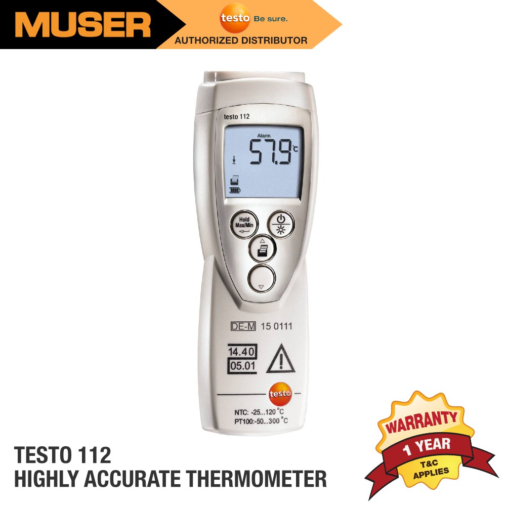 Testo 112 Highly Accurate Temperature Measuring Instrument (Meter Only ...