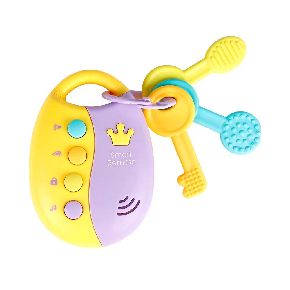 Baby Toys Musical Toy Car Key Smart Remote Control With Teethers Infant ...