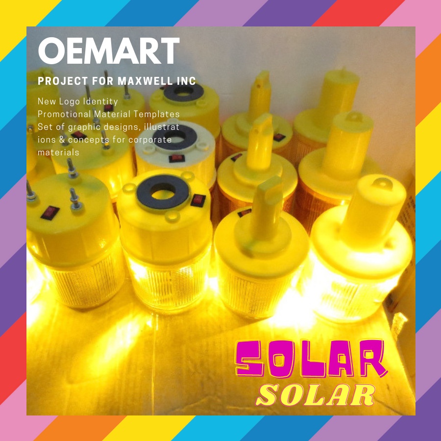 🏭 READY STOCK 🏭 SOLAR Powered Flash LED Warning Light Boat Car Signal ...