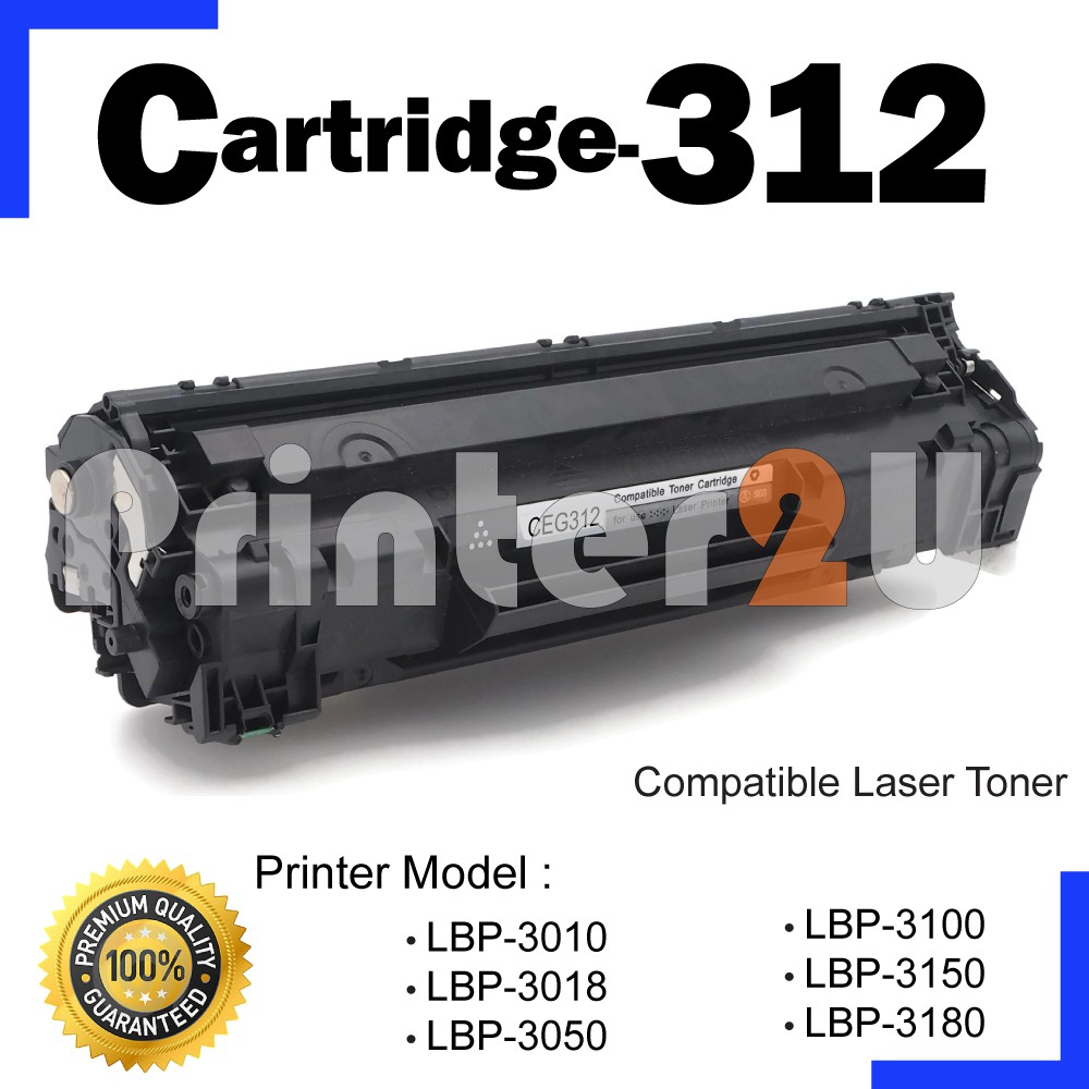 Compatible Canon CRG Cartridge 312 LBP3010 LBP3018 LBP3050 LBP3100 ...