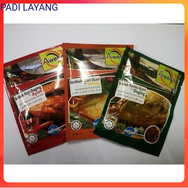 Aween Curry Powder/ Rempah Kari / Serbuk Kari Ikan, Daging & Ayam Pek ...