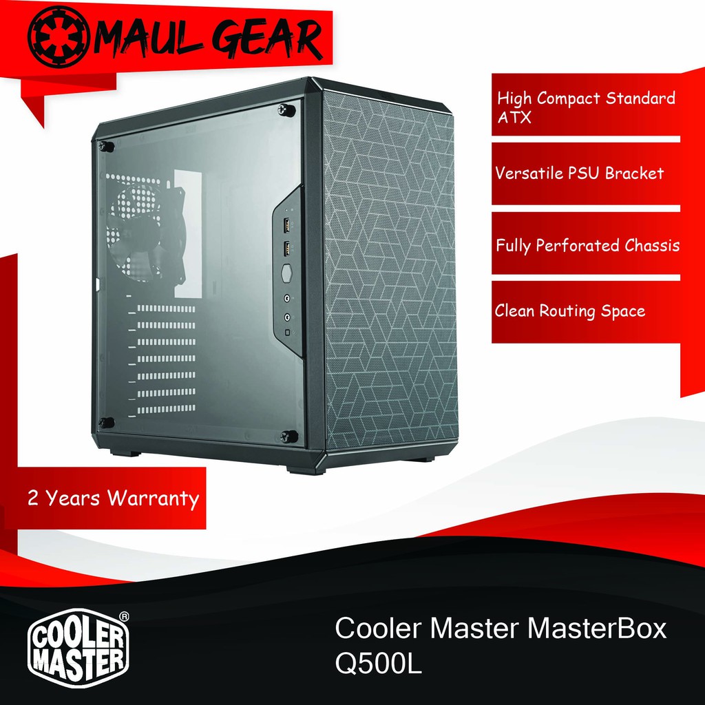 Cooler Master MasterBox Q500L | Shopee Malaysia