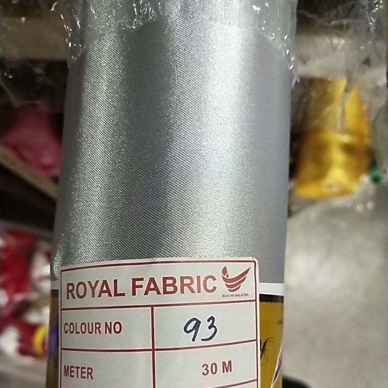 Satin Fabric / Pongee Fabric Solid Color Decoration | Shopee Malaysia