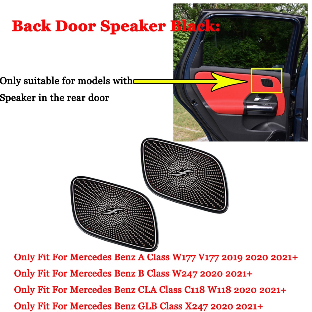 For Mercedes Benz A B CLA GLB GLA Class W177 W247 C118 X247 H247 2020 2021+ Car Door Dashboard ...