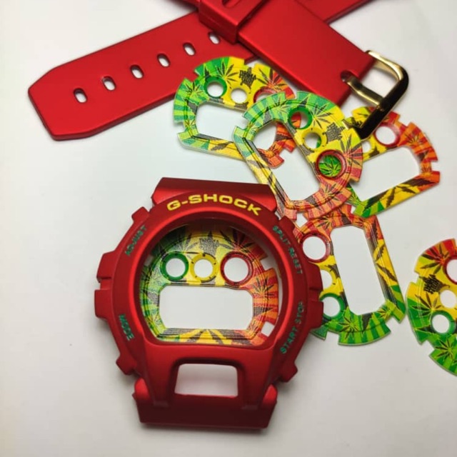 BNB GSHOCK SOLID RASTA (DW6900 COMBO SET) | Shopee Malaysia