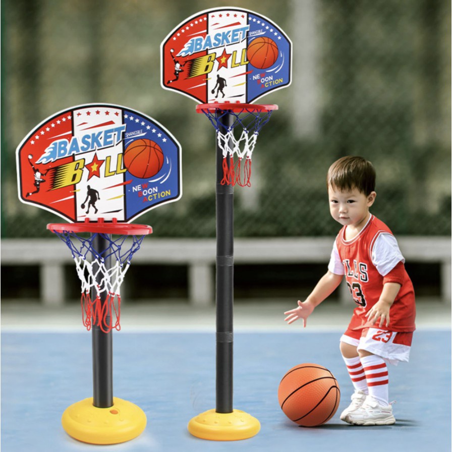 Early Learning Kids Basketball Game Toy with Adjustable Height ...