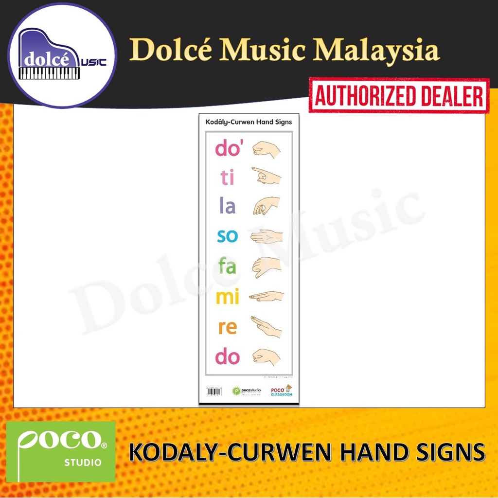 Poco - Kodaly-Curwen Hand Signs | Shopee Malaysia
