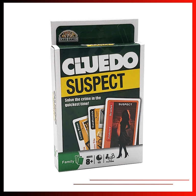 Cluedo Suspect board Game Mental Logical Reasoning Card Game English ...