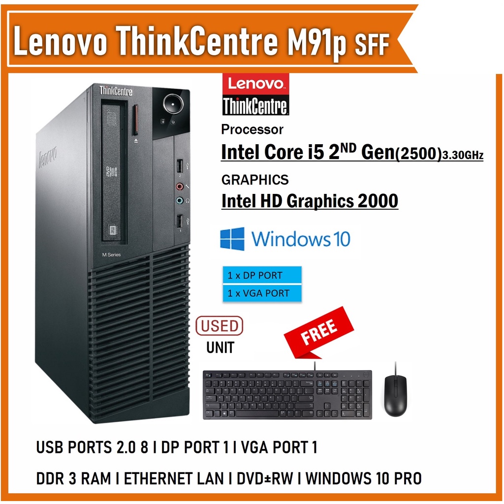 ThinkCentre Lenovo SFF M73/ M700 / M92p Mini / M715q Tiny / M91p / M92p ...