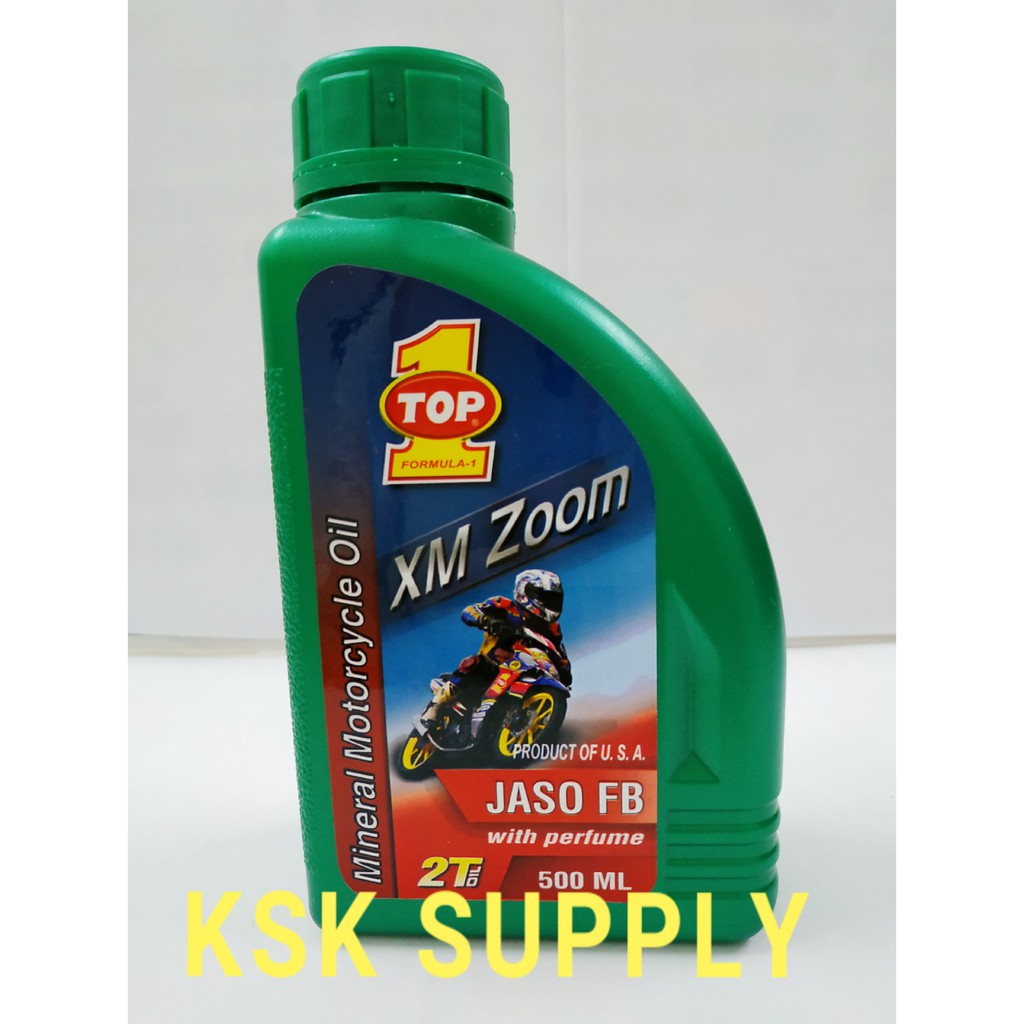 Top 1 XM Zoom 2T Motorcycle Motor Oil (500ML) | Shopee Malaysia