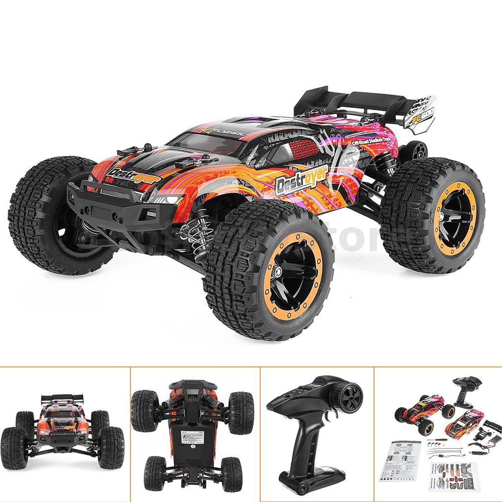 flyhal FC600 remote control car with brushless motor 1:16 and two ...