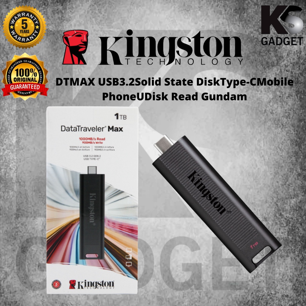 Kingston DataTraveler Max USB 3.2 Gen 2 High Performance Type-C USB ...