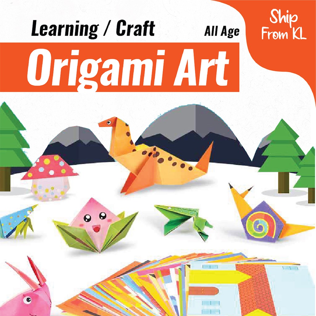 Origami Paper Art Craft Kids Toy Early Learning Mainan Budak Pendidikan ...