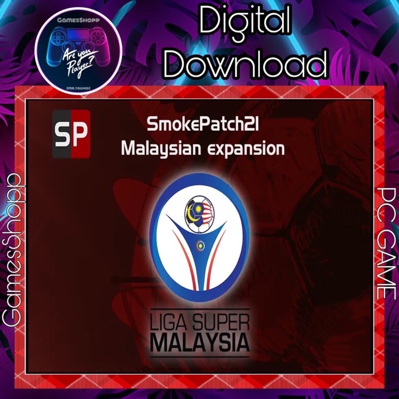 [PC GAME] Pes 2021 | SmokePatch dan Liga Malaysia (PATCH ONLY) | Shopee Malaysia