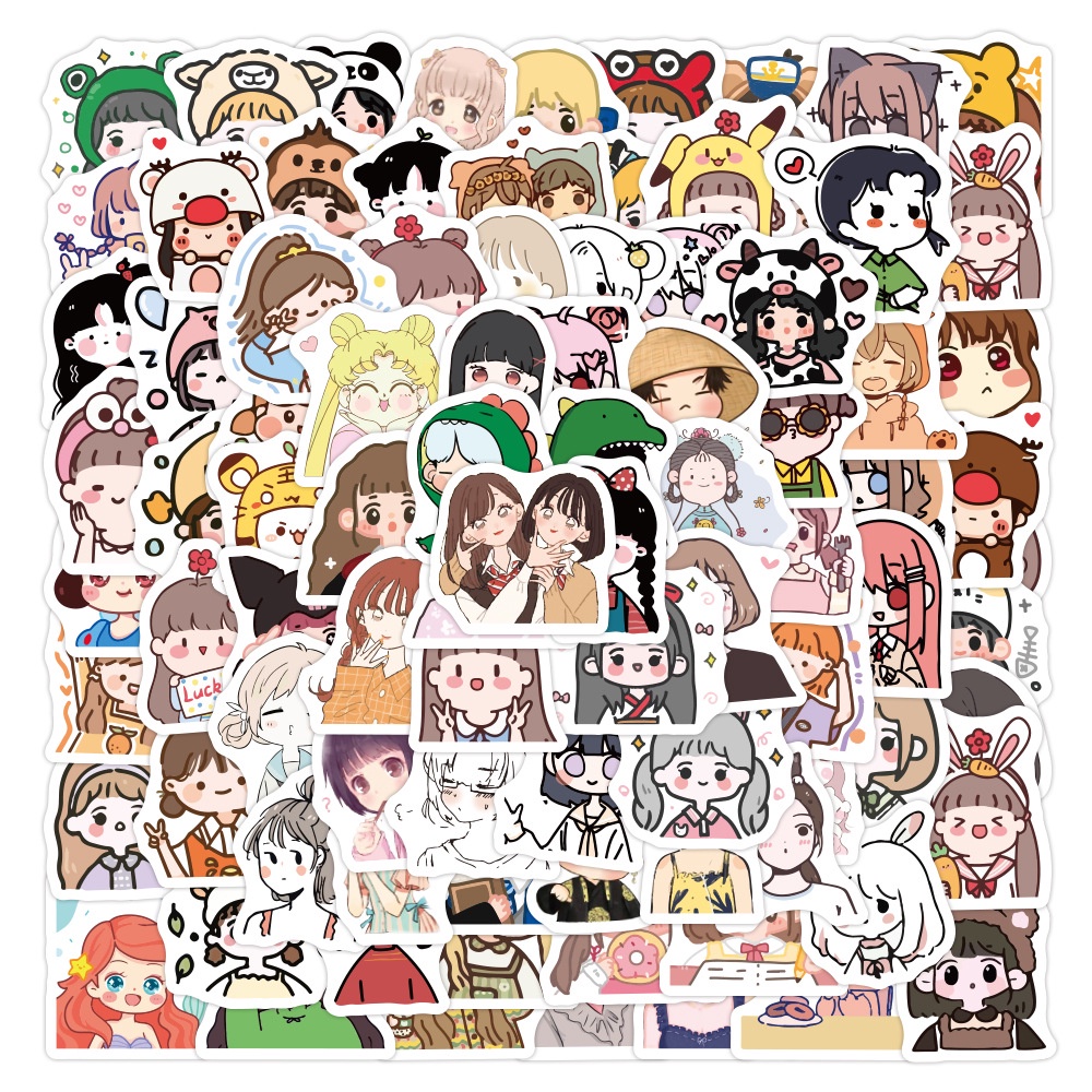 Cute Sticker Stiker Cute Journal Sticker Aesthetic Sticker Korean Bear ...