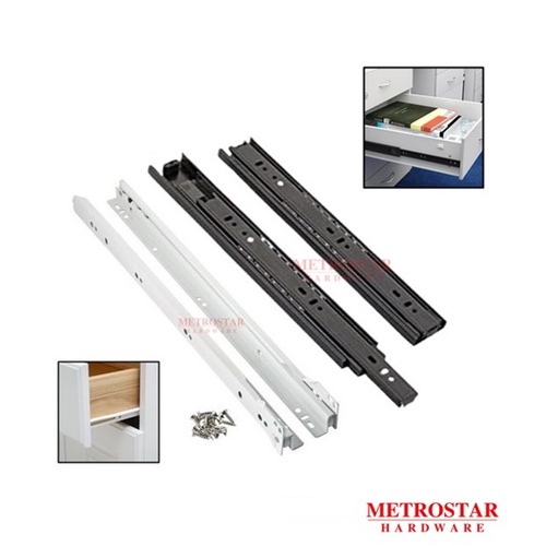Drawer Slide Rail Roller Runner Rail For Home Furniture (12'' 14'' 16 ...
