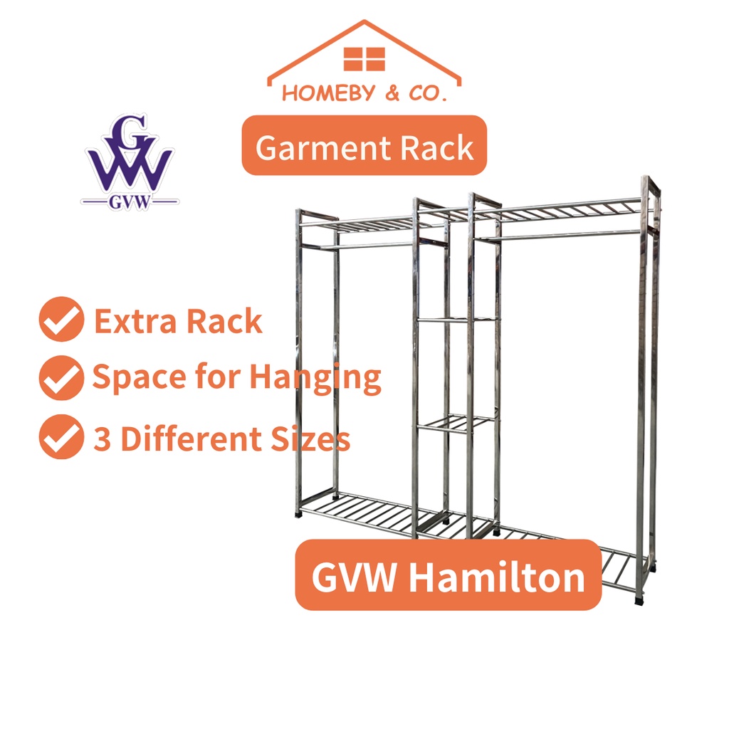 HOMEBY【GVW HAMILTON】Stainless Steel Cloth Hanger/ Cloth Rack/Clothes ...