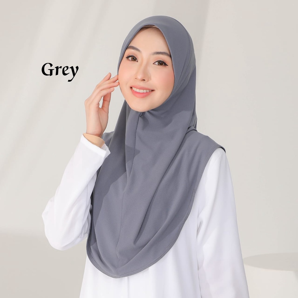 Tudung Sarung Moscrepe Sarimah Plain Instant READY STOCK SIZE M L | Shopee Malaysia