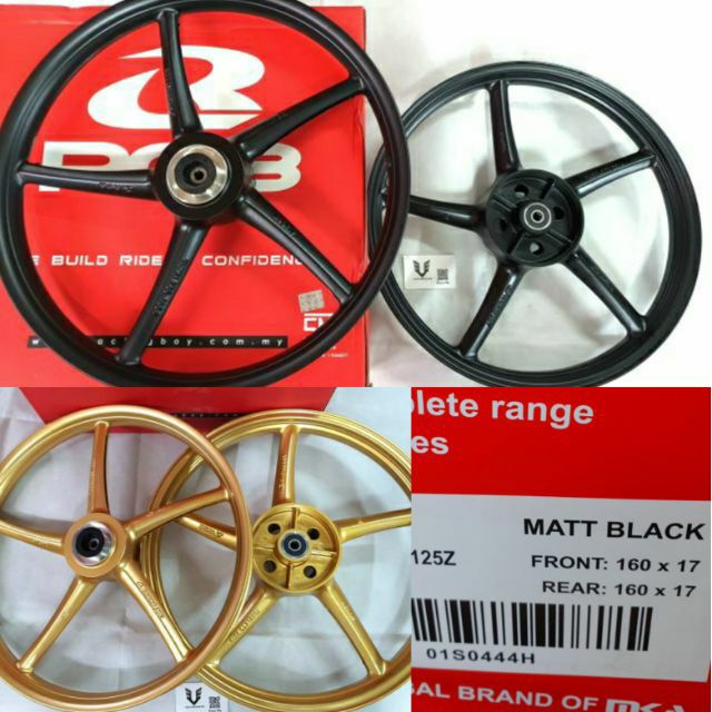125Z/125ZR/LC5S Racing Boy SP522 Sport Rims Tubeless With Bearing Ori ...