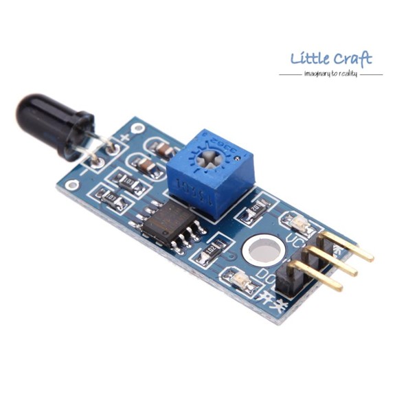 IR Fire Flame Detection Sensor Module For Arduino, Raspberry | Shopee ...