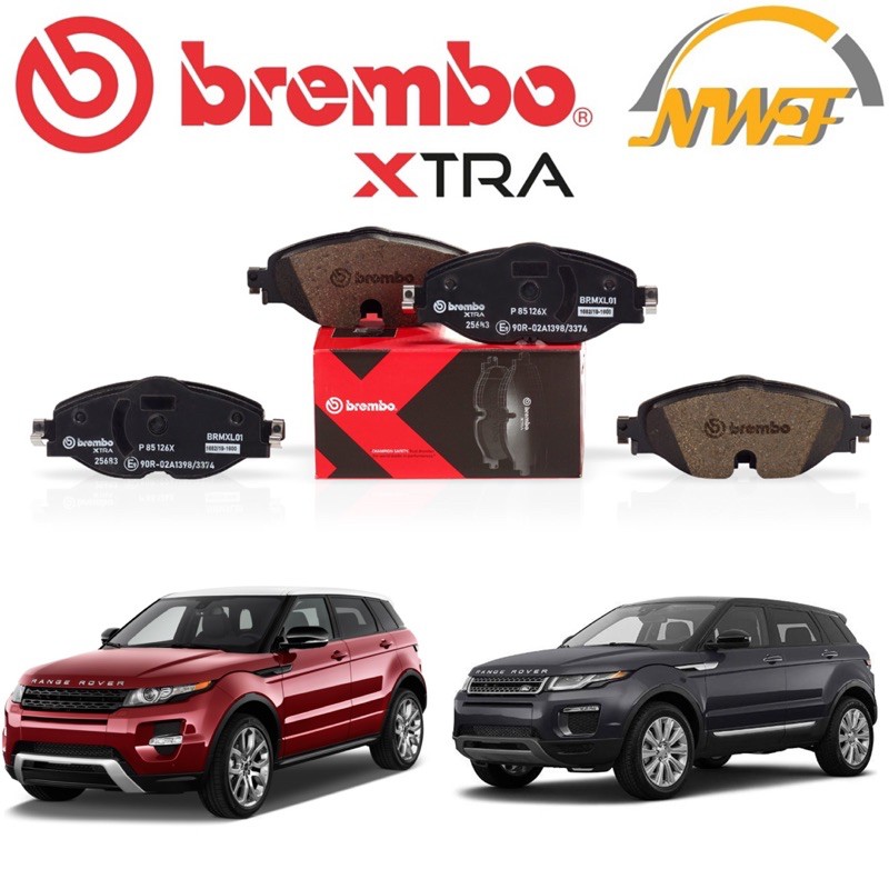 BREMBO XTRA FRONT BRAKE PAD RANGE ROVER EVOQUE 2.0 (2011-2018) | Shopee ...