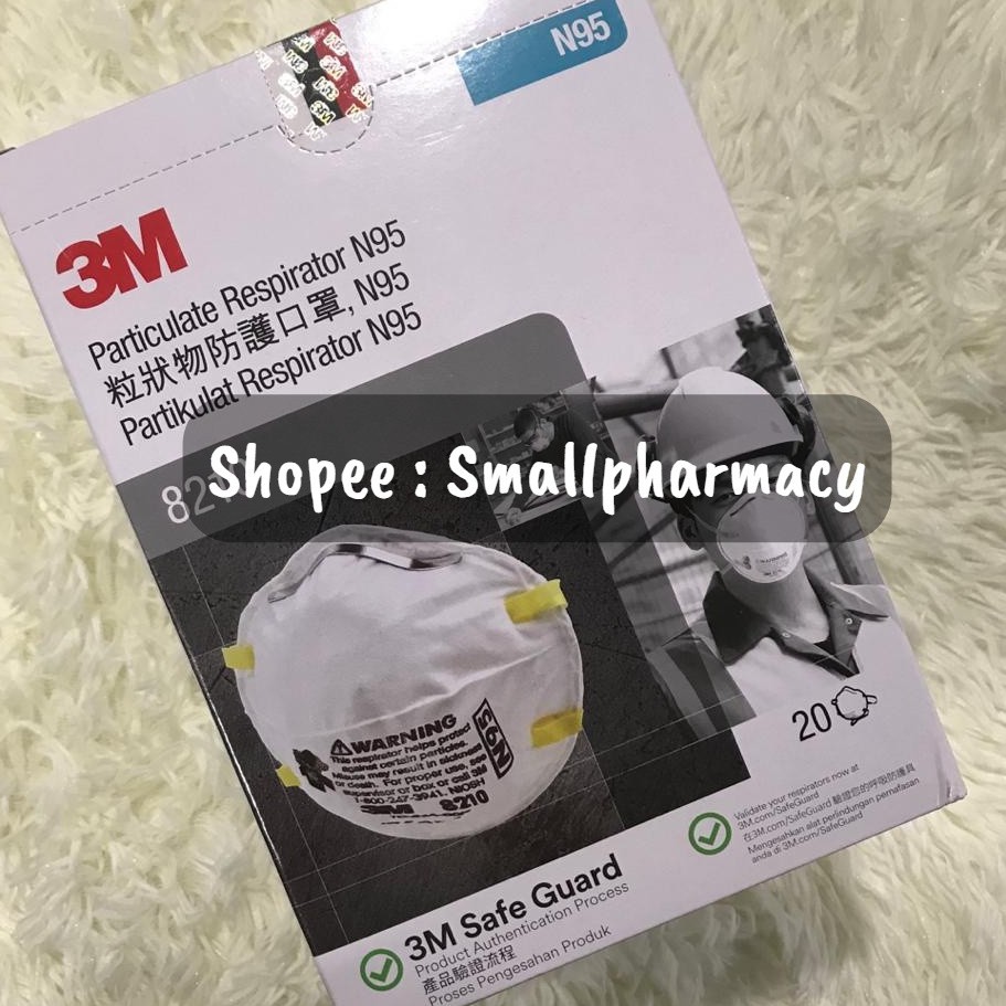 3M 8210 N95 Particulate Respirator Mask 20pcs ( 1 box ) | Shopee Malaysia