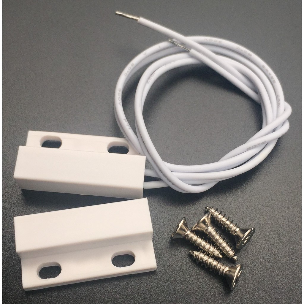 Door & Window Magnetic Sensor Switch Wired for Alarm System Magnetic ...