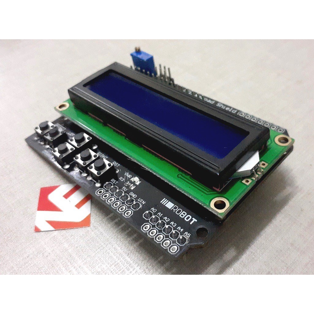 LCD Keypad Shield Monitor 1602 Module Arduino Uno Mega Robot | Shopee ...