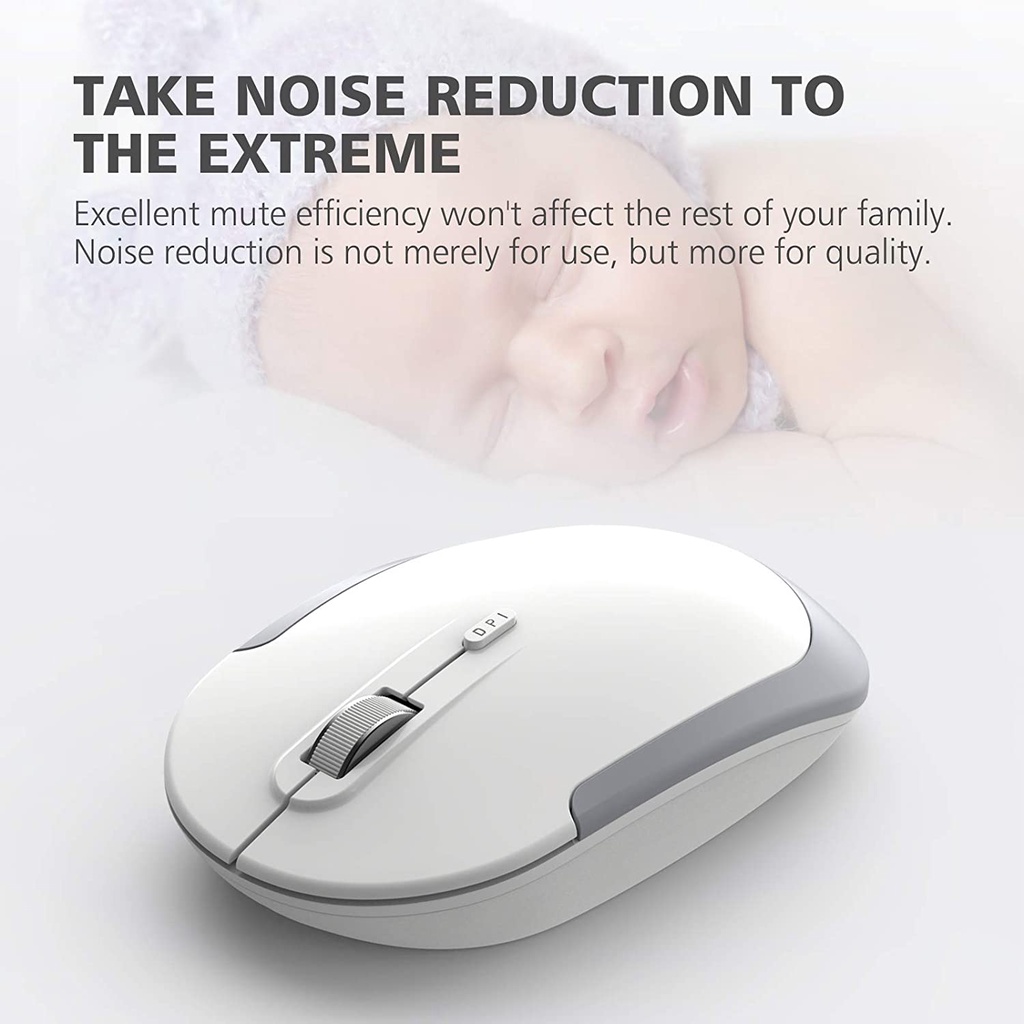 iClever GK03 Wireless Keyboard and Mouse Combo - 2.4G Portable ...
