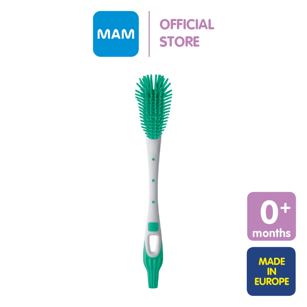 MAM Soft Brush, Soft Silicone Baby Bottle Cleaning Brush | Shopee Malaysia