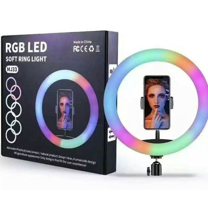 [[Ready stock]] RGB LED SOFT RING LIGHT WITH STAND | Shopee Malaysia
