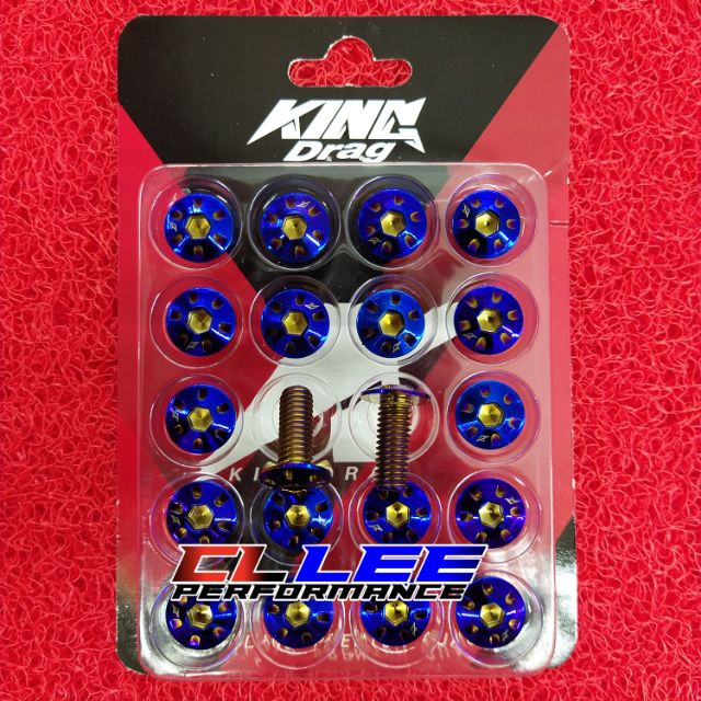 SCREW DISC TITANIUM YAMAHA KING DRAG 💯ORIGINAL F-8 (FRONT-DEPAN) FOR ...