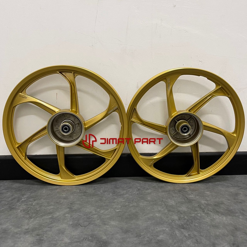 SPORT RIM EBONUS 6 BATANG SYM E BONUS 110 DEPAN 1.4 BELAKANG 1.6 BLACK ...