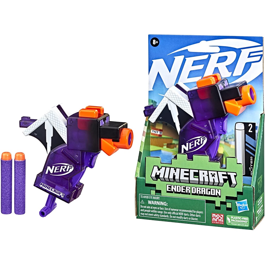 Nerf Minecraft Ender Dragon Mini Blaster | Shopee Malaysia