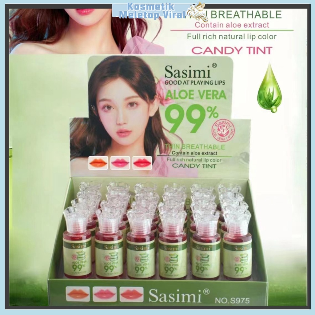 SASIMI 99% ALOE VERA CANDY LIP TINT (1pcs) | Shopee Malaysia
