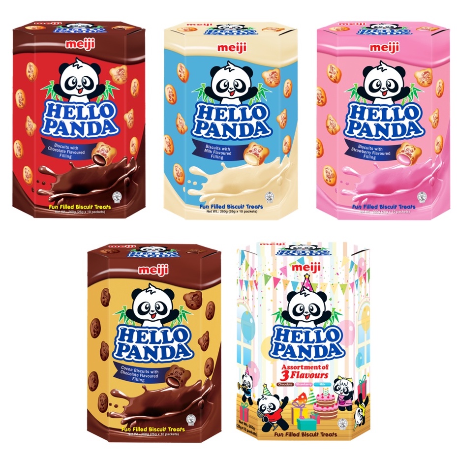 Meiji Hello Panda (260g) - 5 Flavours | Shopee Malaysia