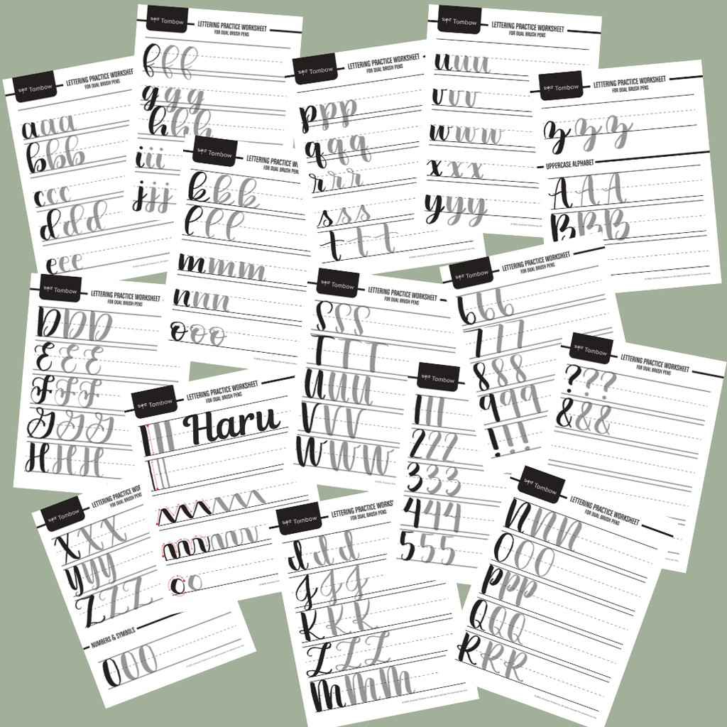 Brush LETTERING - 120GSM - Calligraphy Writing Paper / Calligraphy ...