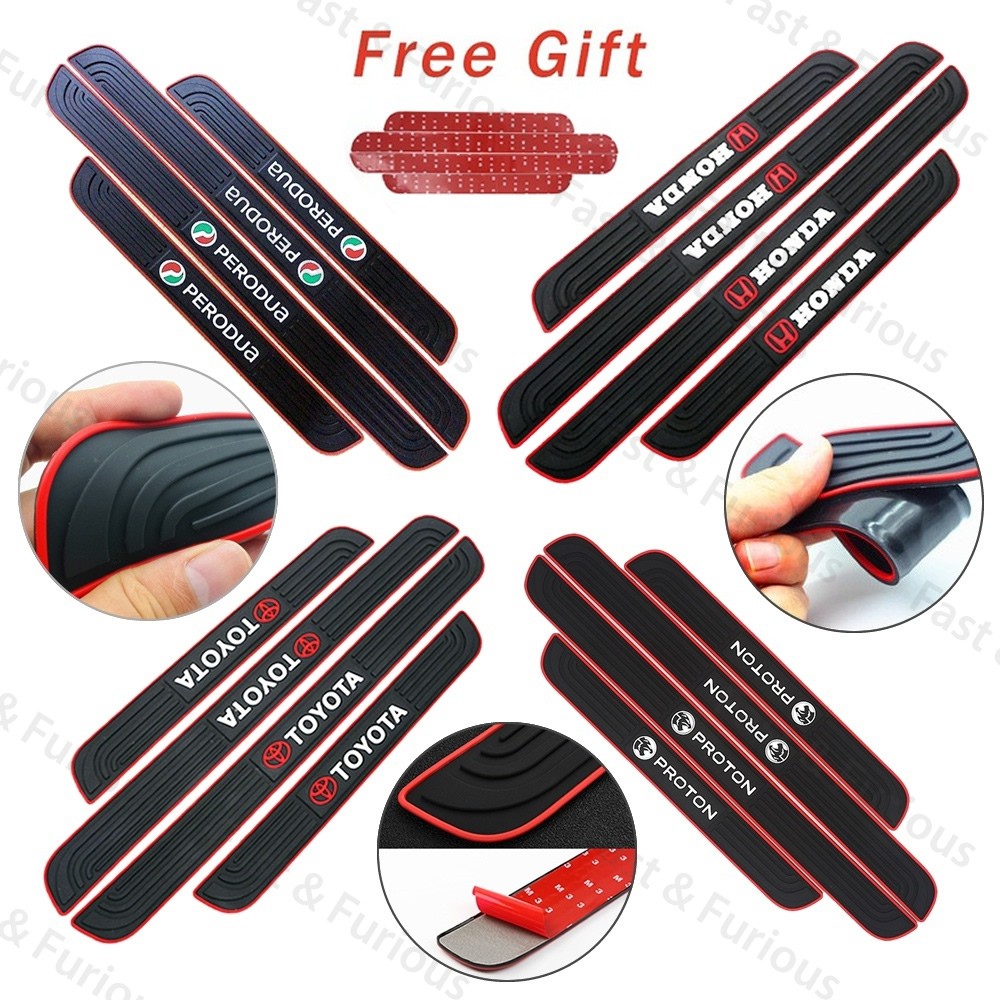 [Ready Stock] 4pcs/Set side door Sill Protector Perodua Proton Honda ...