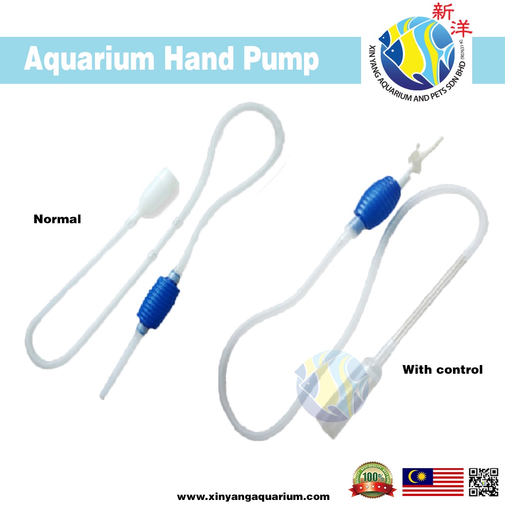 AQUANICE AQUARIUM HAND PUMP FOR WATER CHANGING (WITH CONTROL/NORMAL ...