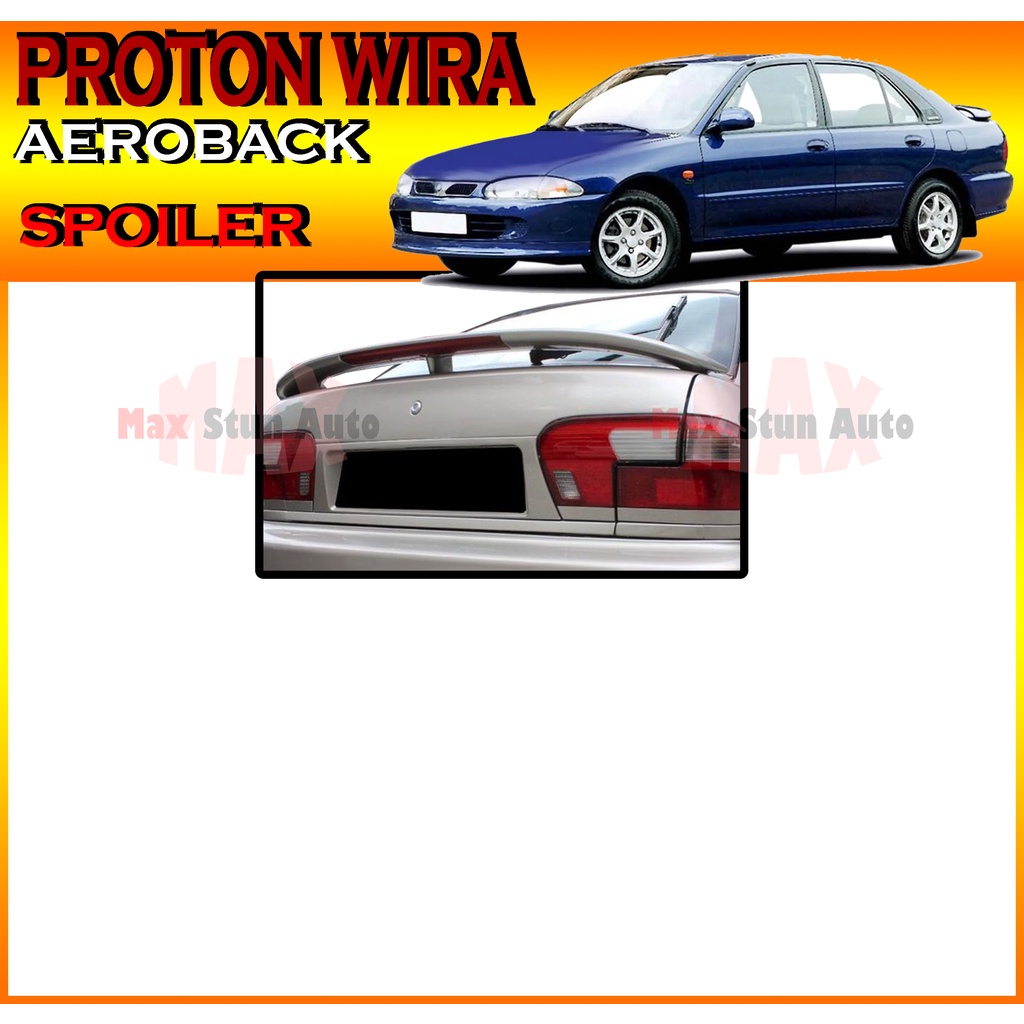 PROTON WIRA AEROBACK REAR TRUNK SPOILER DUCKTAIL WIRA AEROBACK SPOILER ...