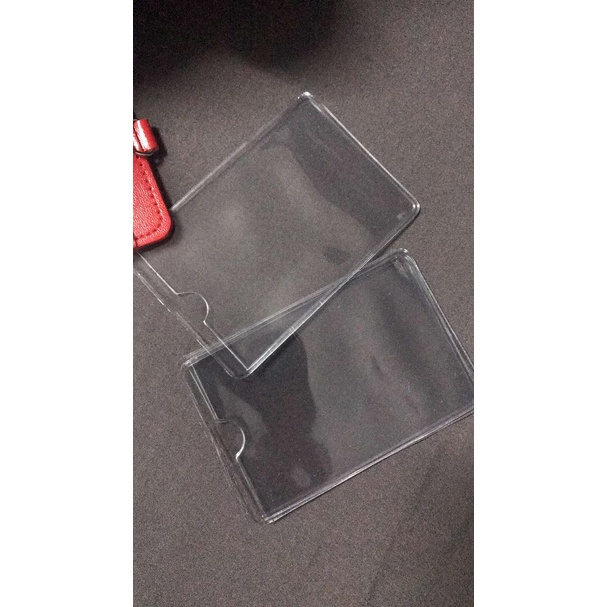Clear Card Holder Plastic Waterproof Transparent Card ID Holders Case ...