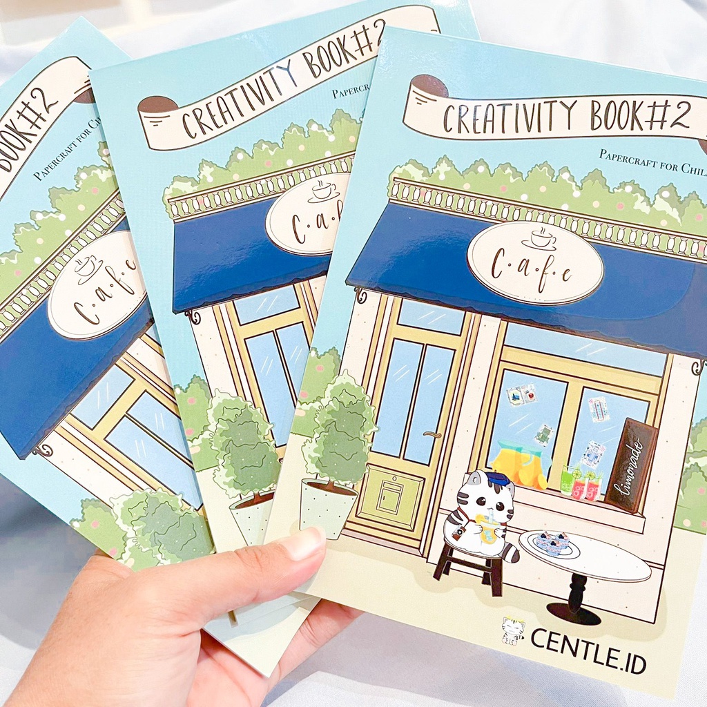 Origami PAPERCRAFT CAFE CENTLE.ID BOOK VOLUME 2 Children's Creativity ...