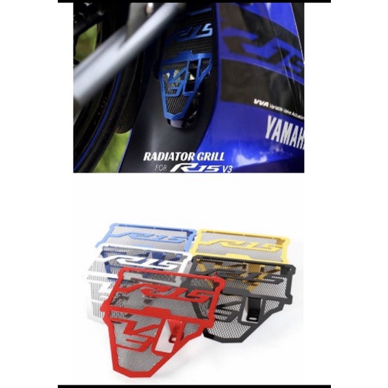 R15 V3 R15 Radiator Cover Guard R15 V3 / R15 Coolant net | Shopee Malaysia